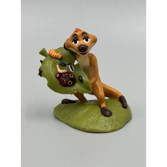 Disney | Toys | Disney The Lion King Timon Bugs On A Leaf 2 Pvc Figure ...
